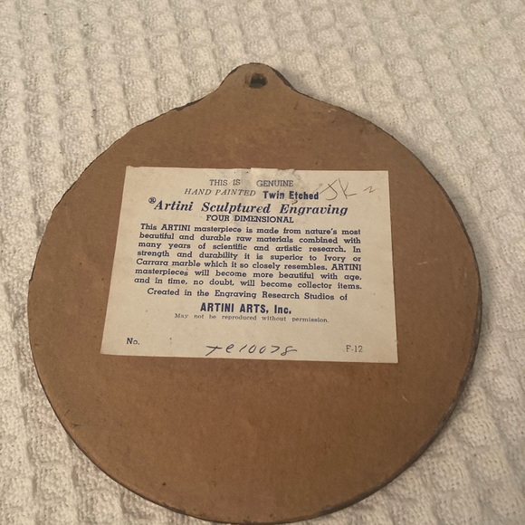 Artini | Art | Artini Hand Painted Twin Etched Sculptured Engraving 4 ...